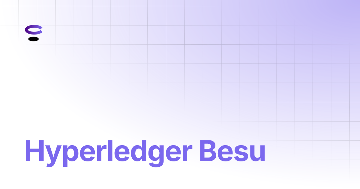 Hyperledger Besu | Cryptum
